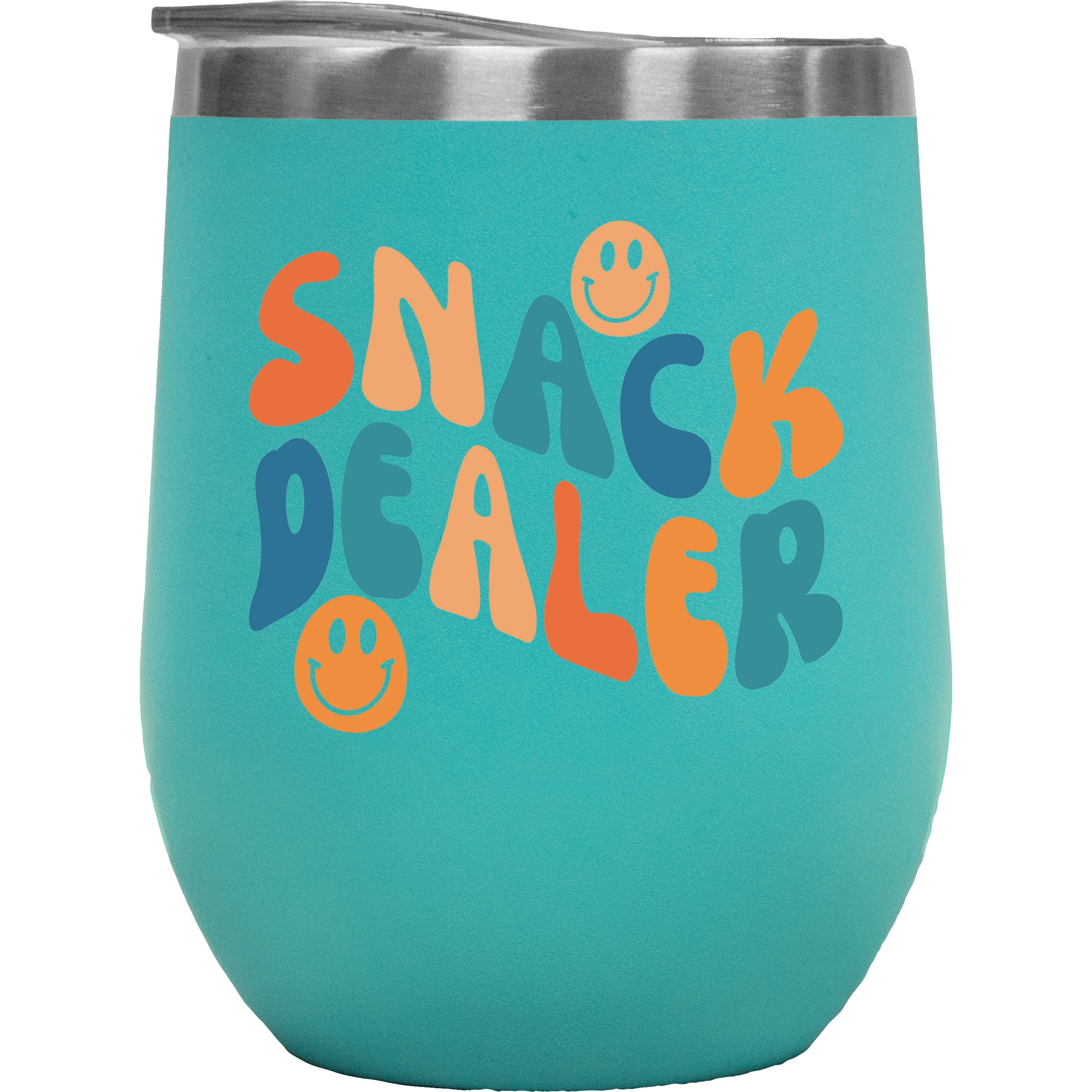Snack Dealer, Mom of Kids Themed, Groovy Retro Wavy Text Merch Gift ...
