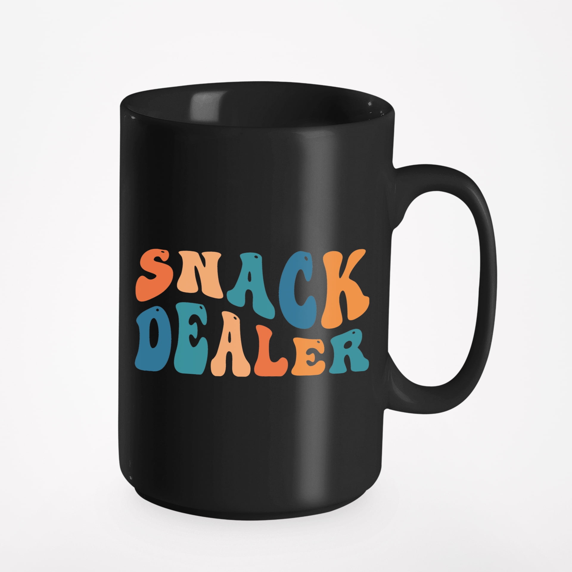 Snack Dealer, Moms of Kids Themed, Groovy Retro Wavy Text Merch Gift ...