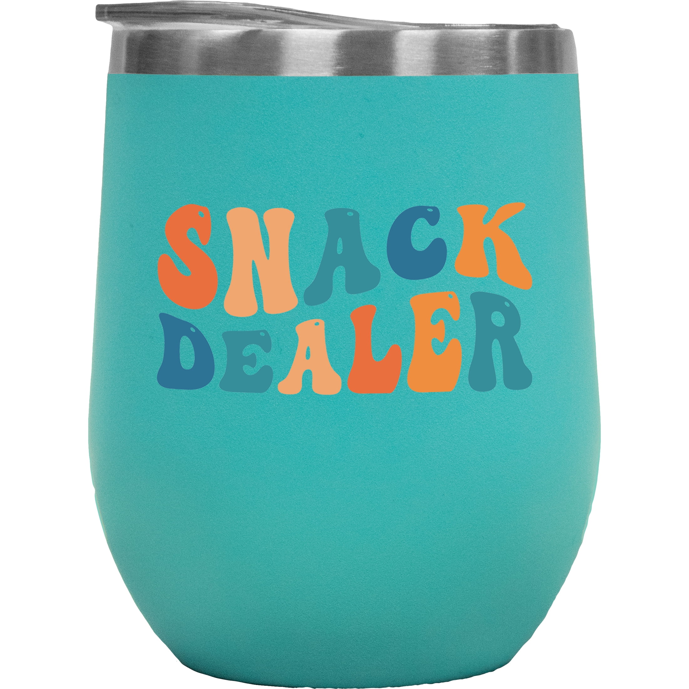 Snack Dealer, Mothers of Kids Themed, Groovy Retro Wavy Text Merch Gift ...