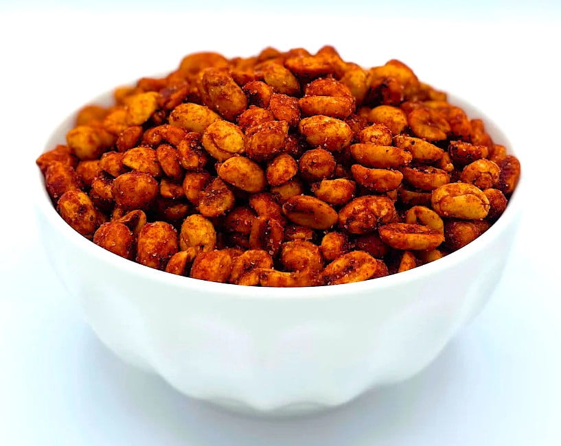Snack Delights – Chili Lemon Roasted Peanuts, Hot & Spicy Flavor (1 ...