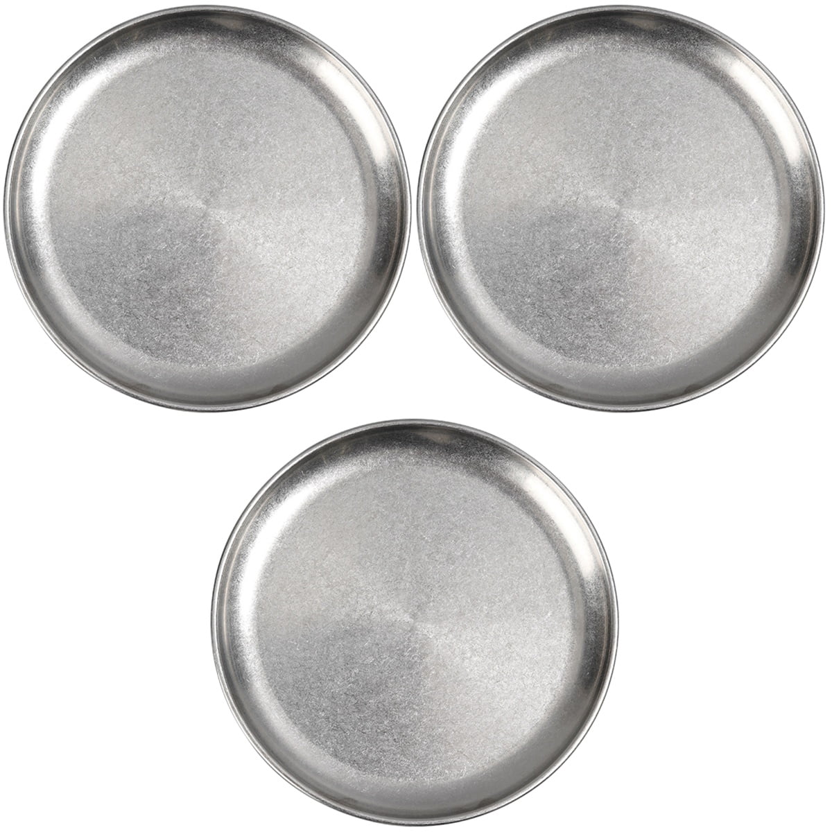 Snack Dish Dinner Plate Vintage Barbecue Western Food Stainless Steel ...