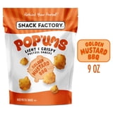 Snack Factory Pop'ums Golden Mustard BBQ Pretzel Snacks, 9 oz Bag ...