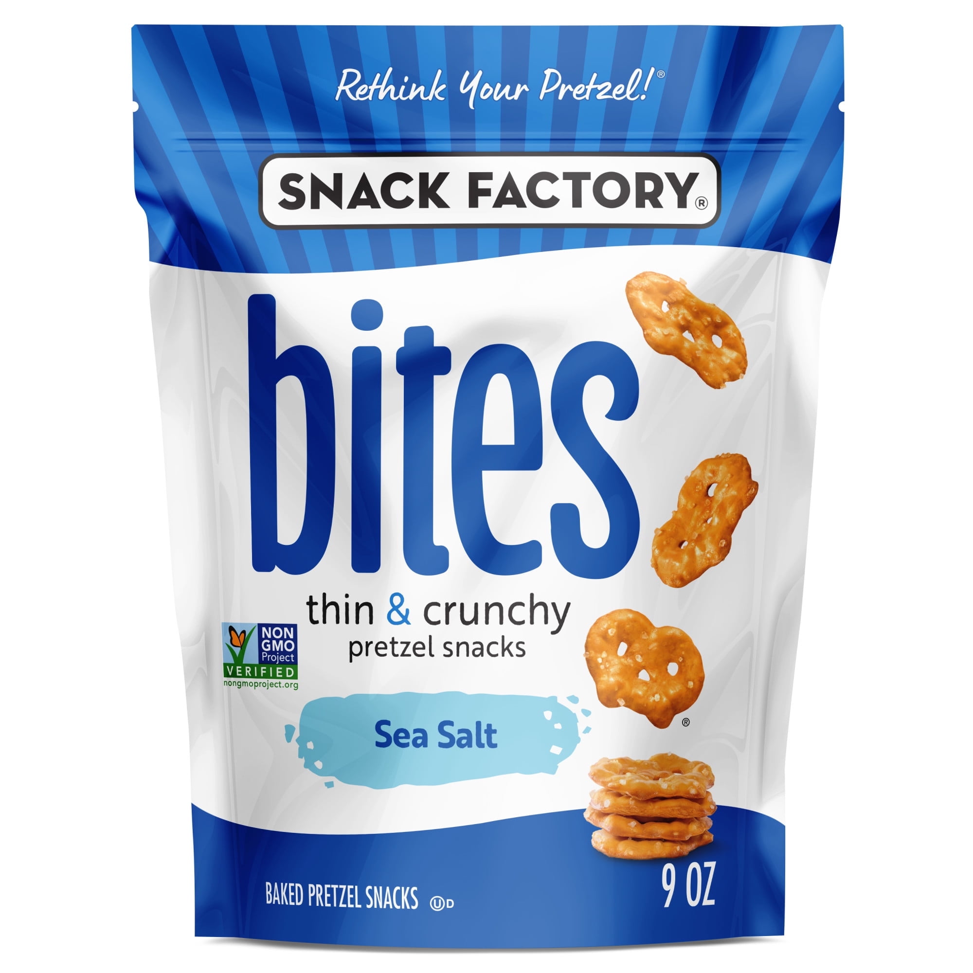 Snack Factory Sea Salt Bites, 9 oz Bag - 4 Pack - Walmart.com