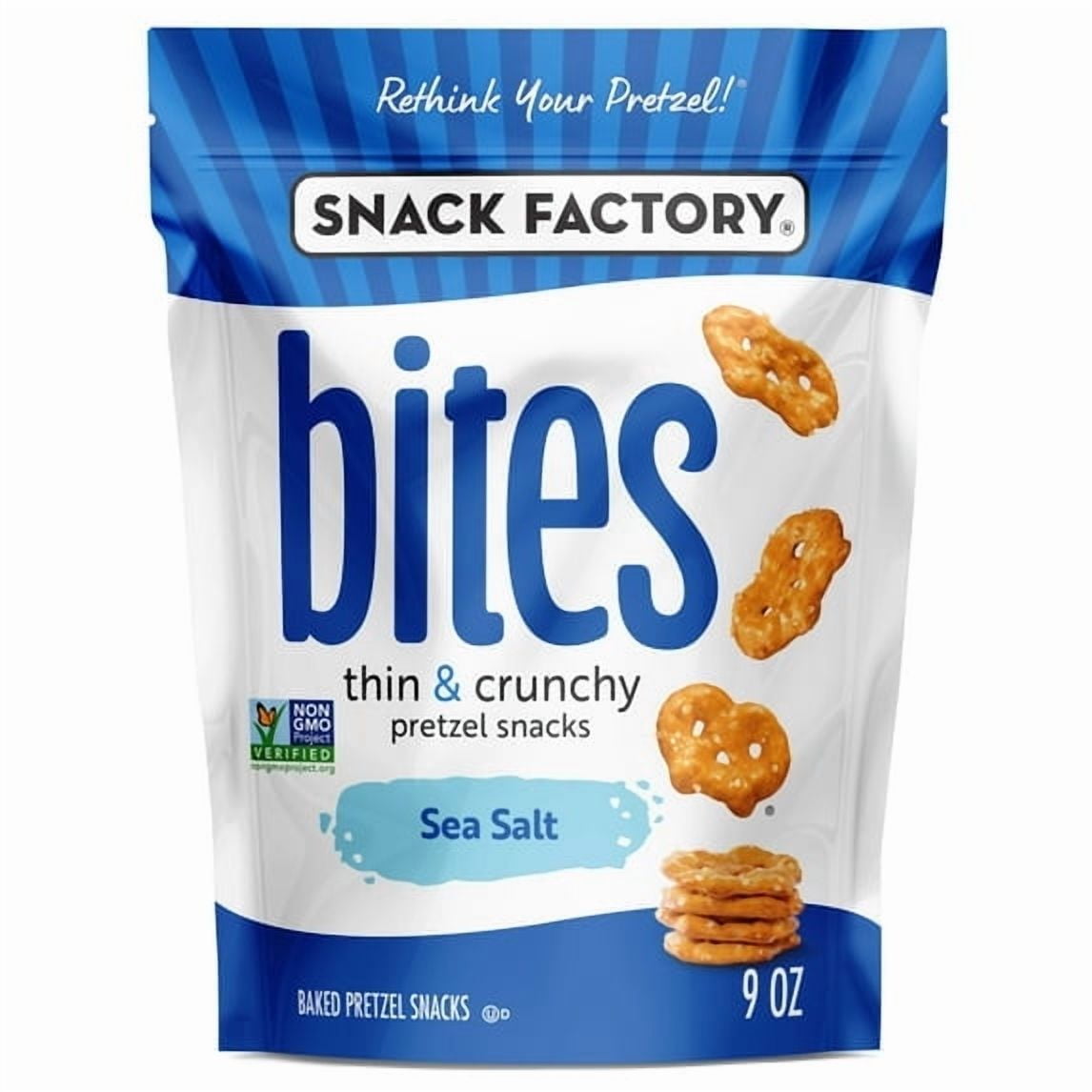 Snack Factory Sea Salt Bites, 9 oz Bag - Walmart.com