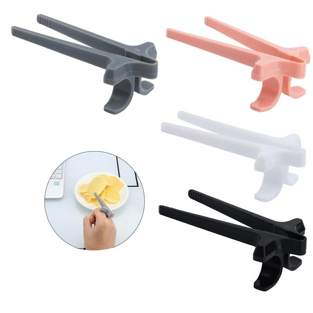 Snack Finger Chopsticks, 4 Pcs Plastic Finger Chopsticks Reusable for ...