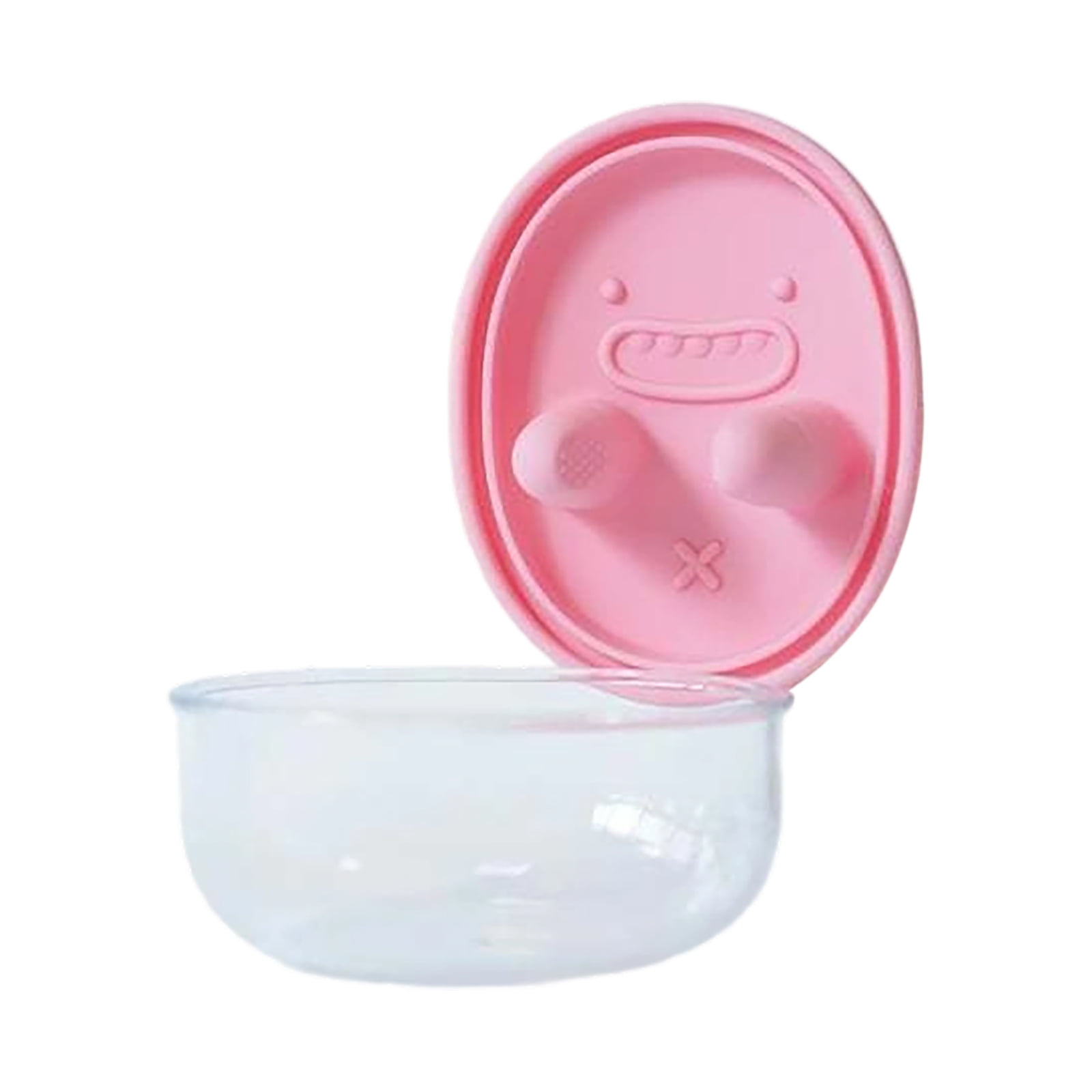 Snack Finger Container, 2 in 1 No Mess Snack Container with Finger Lid ...