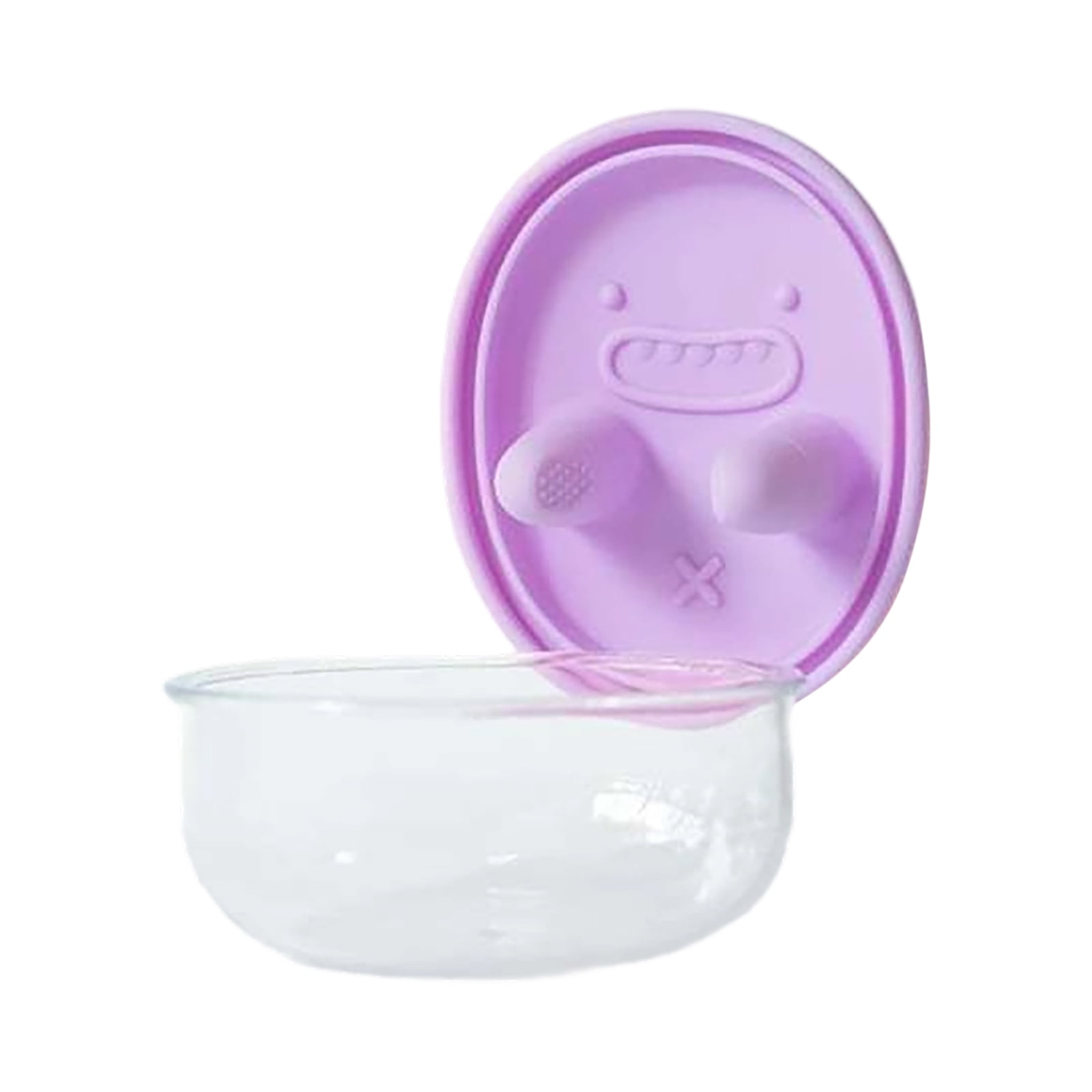 Snack Finger Container, 2 in 1 No Mess Snack Container with Finger Lid ...