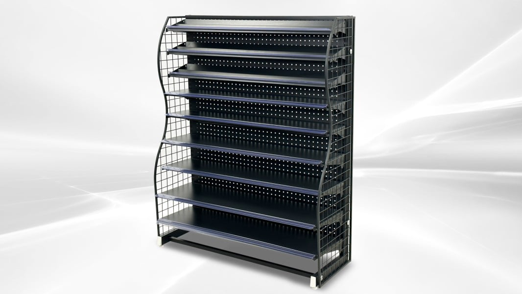 DW9 Snack Organizer Display Rack with Storage Holder Shelves, 40X16X51 ...