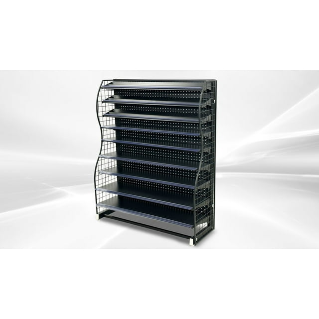 DW9 Snack Organizer Display Rack with Storage Holder Shelves, 40X16X51 ...