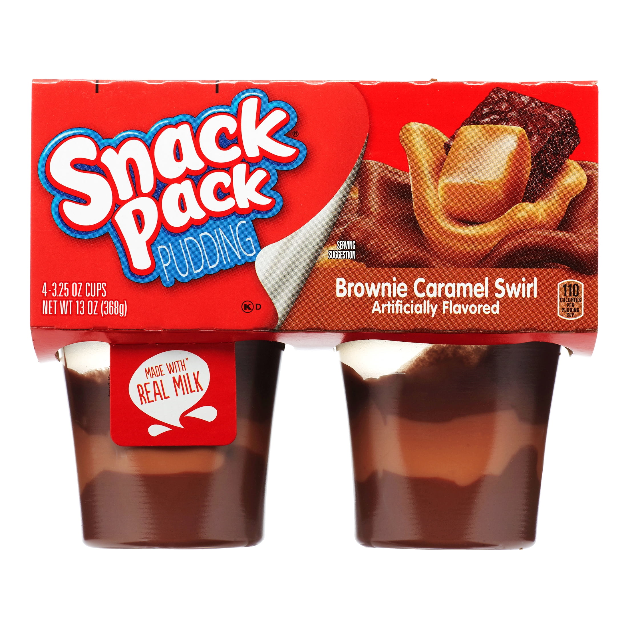 Snack Pack Caramel Swirl Pudding, 3.25 Oz, 4 Ct - Walmart.com