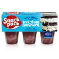 Snack Pack, Ice Cream Sandwich Flavored Pudding, 3.25 oz, 6 Count ...