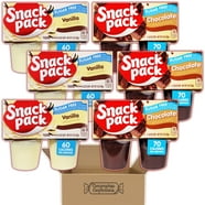 Snack Pack Sugar-Free Puddings - Chocolate & Vanilla Flavor, Family ...