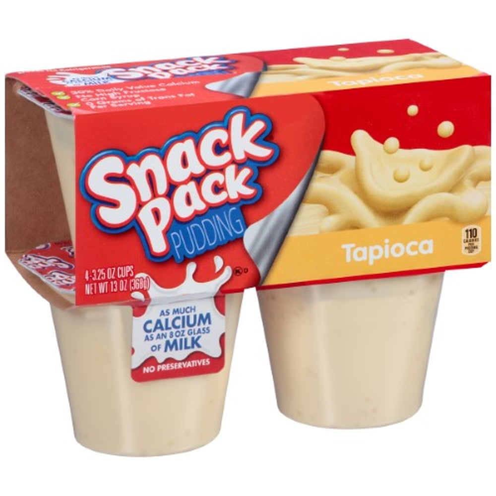 Snack Pack Tapioca Pudding Cups (Pack of 20) - Walmart.com