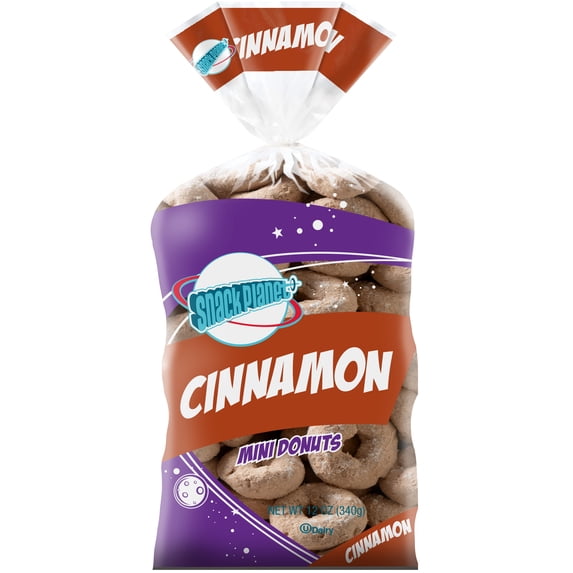 Snack Planet Cinnamon Mini Donuts, 12oz - Walmart.com