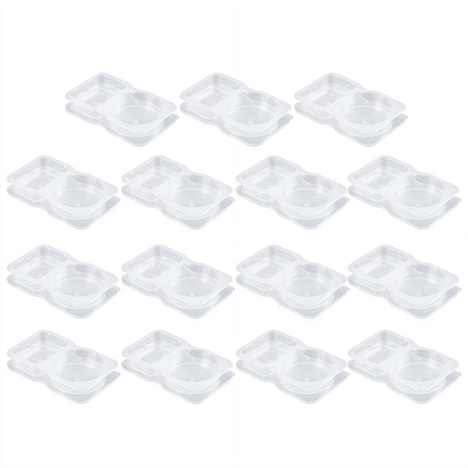 Snack Pots Reusable Snack Containers Double Compartment Snack Pot With ...