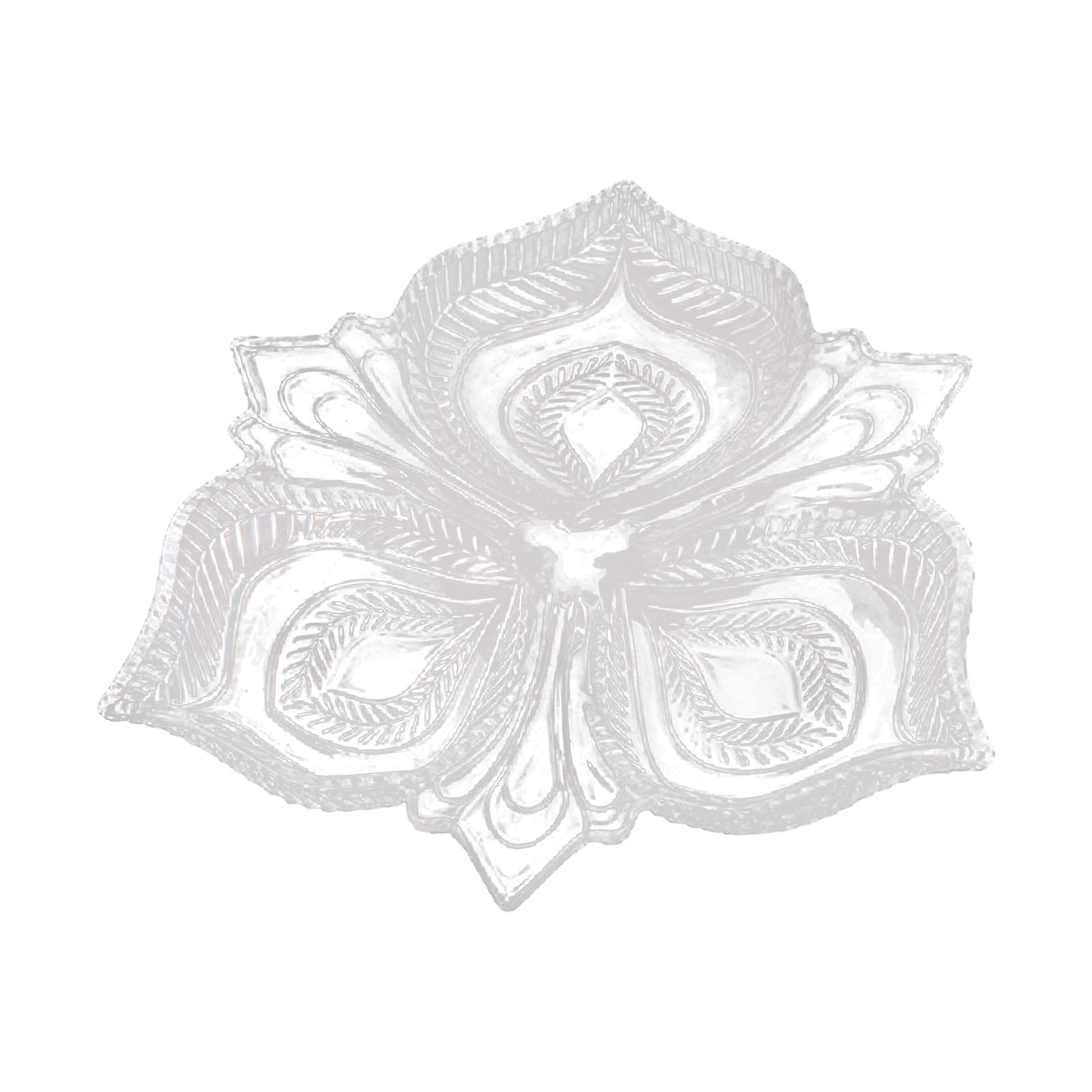 Snack Serving Tray Snack Serving Plate Dishes Glass Dried Fruit Storage ...