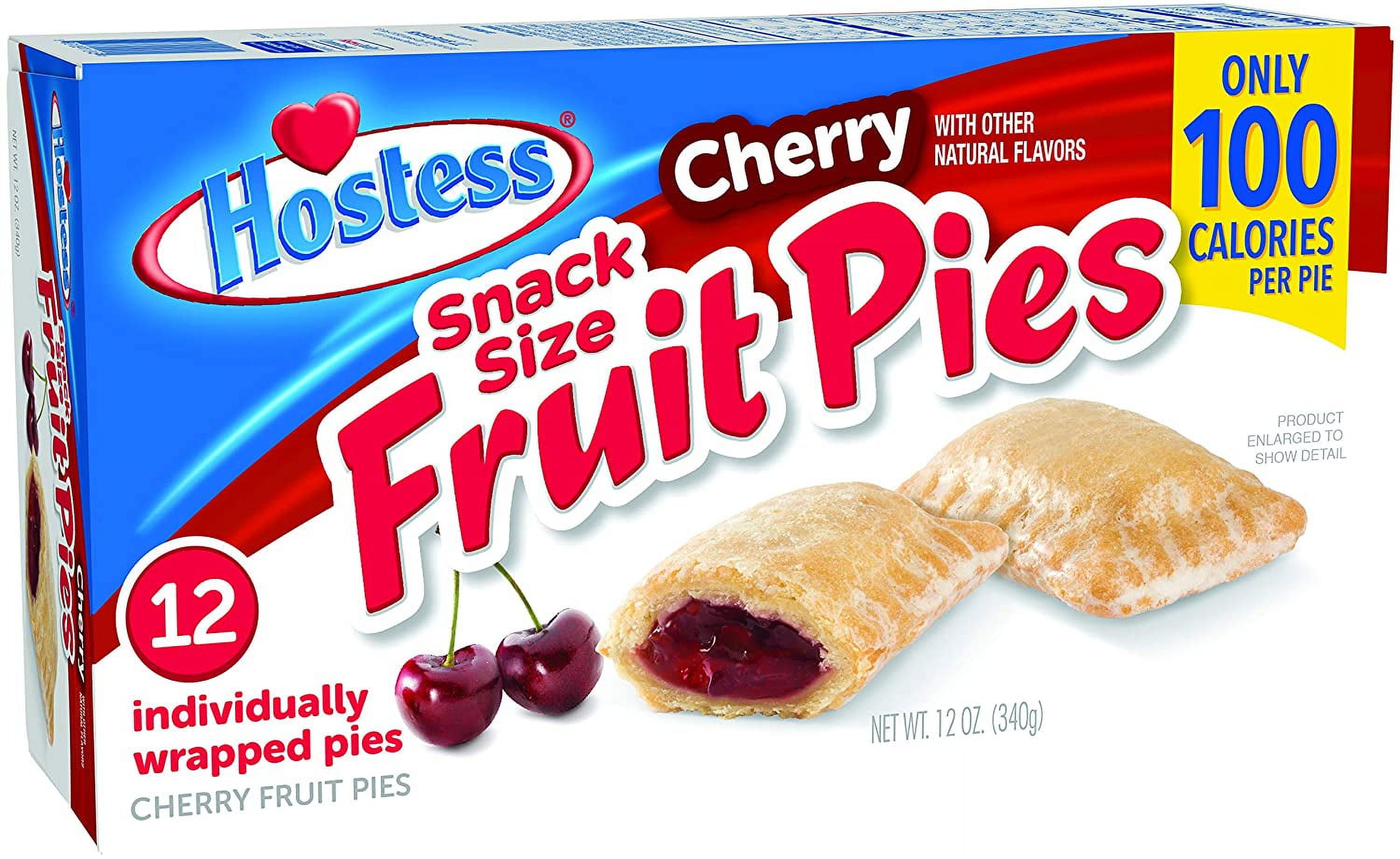 Snack Size Cherry Fruit Pies, 12 count, 12 oz (Pack of 6) - Walmart.com