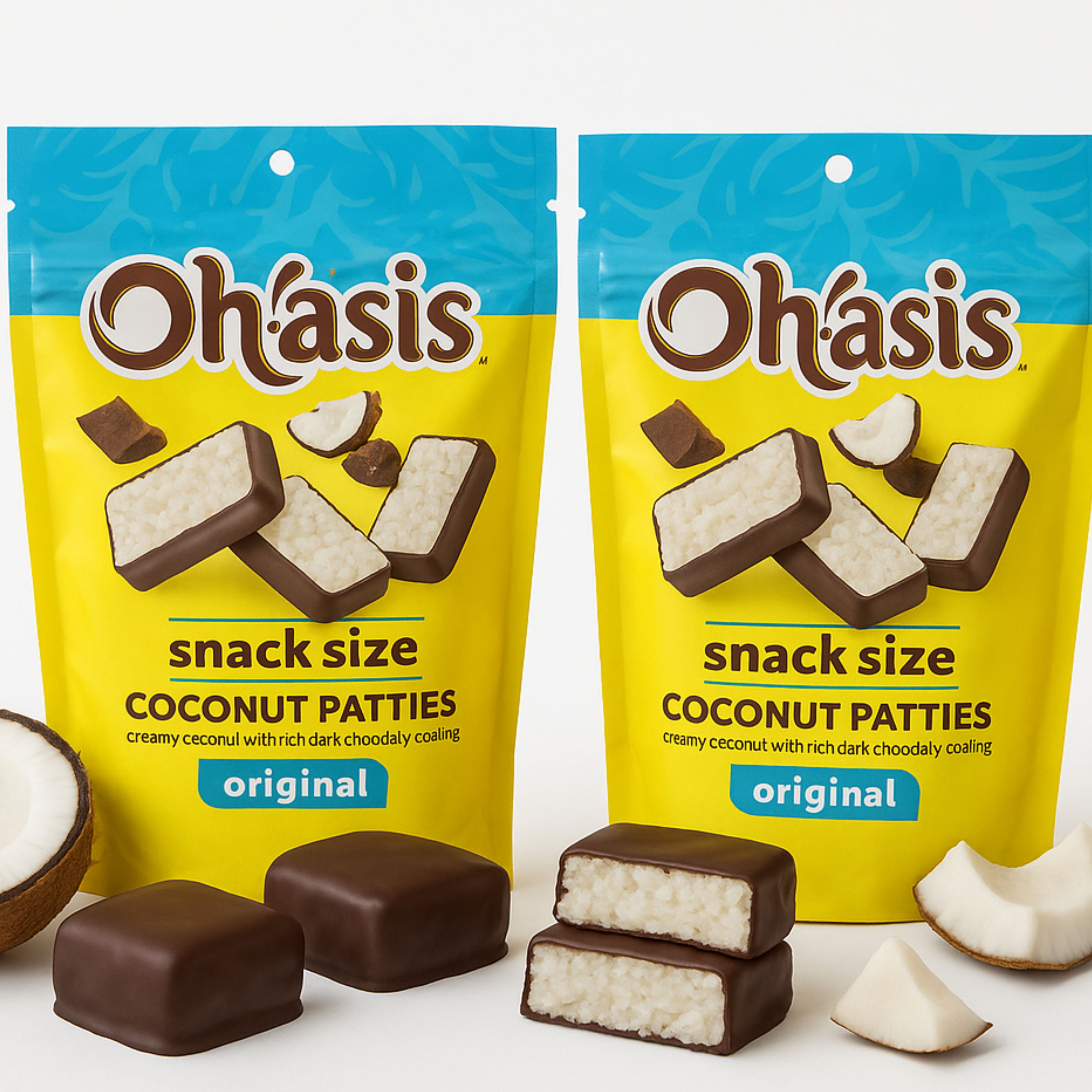 Snack Size Coconut Patties – Pack of 2 (5 oz Each, 10 oz Total ...