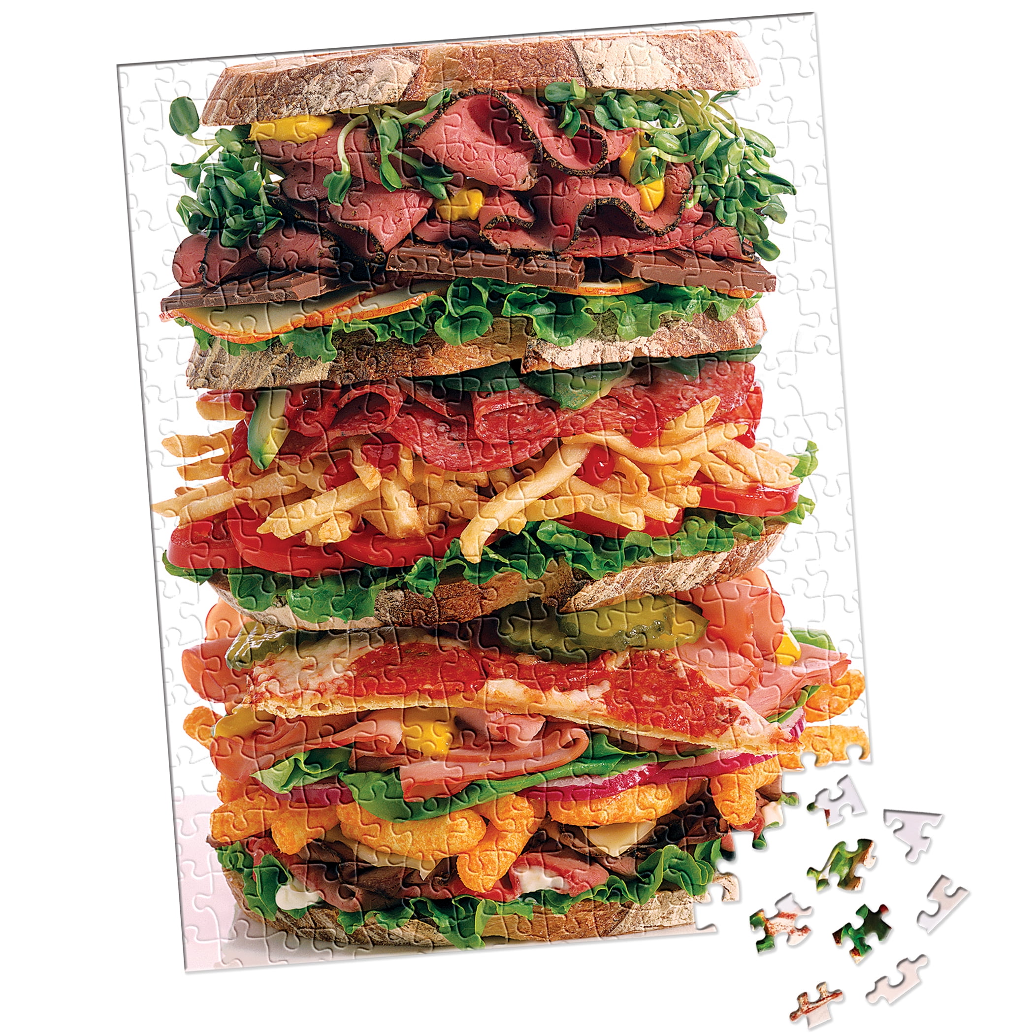 Snack Stack 500 Piece Jigsaw Puzzle - Walmart.com
