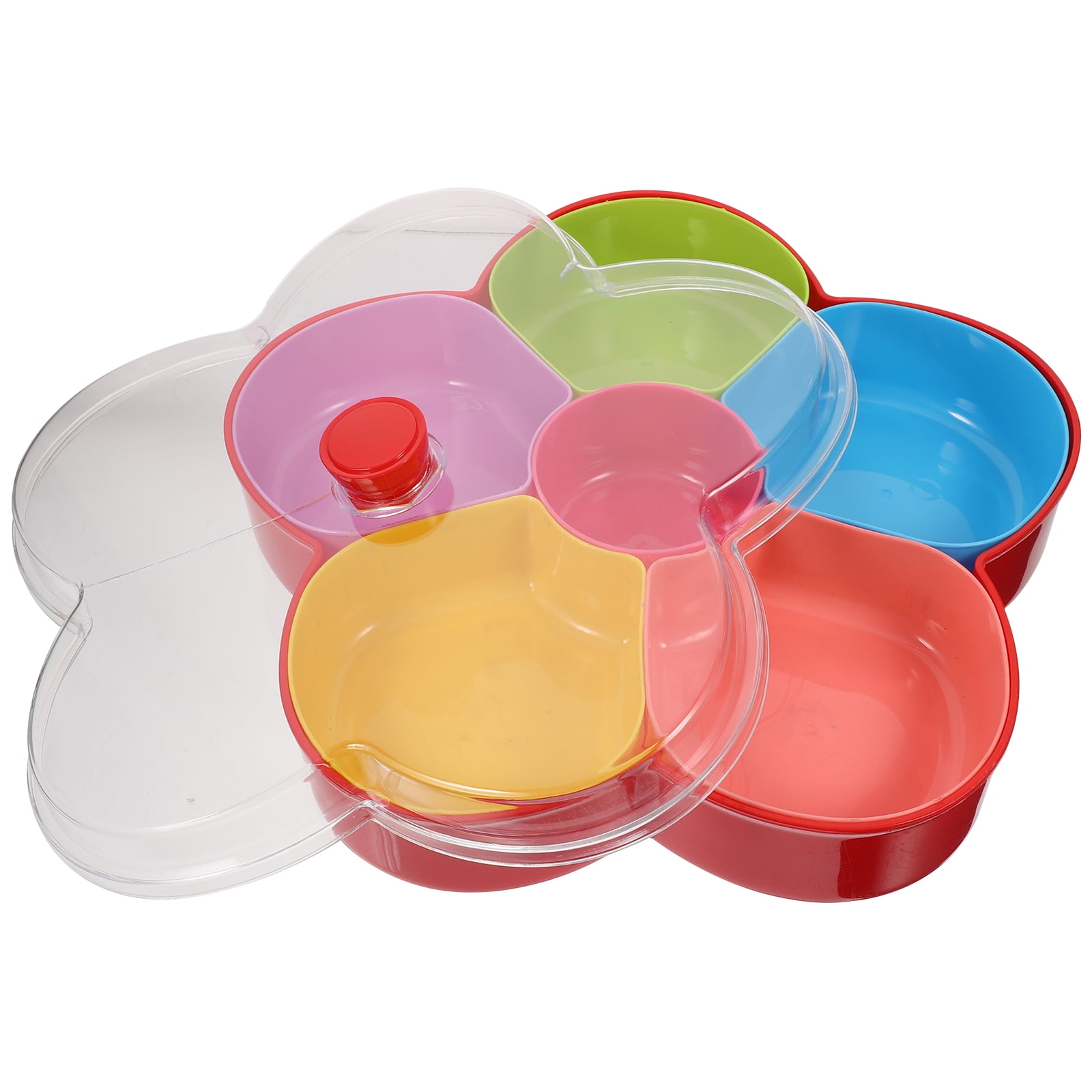 Snack Storage Compartments Box Multiple Grid Nut Peanut Candies Box ...