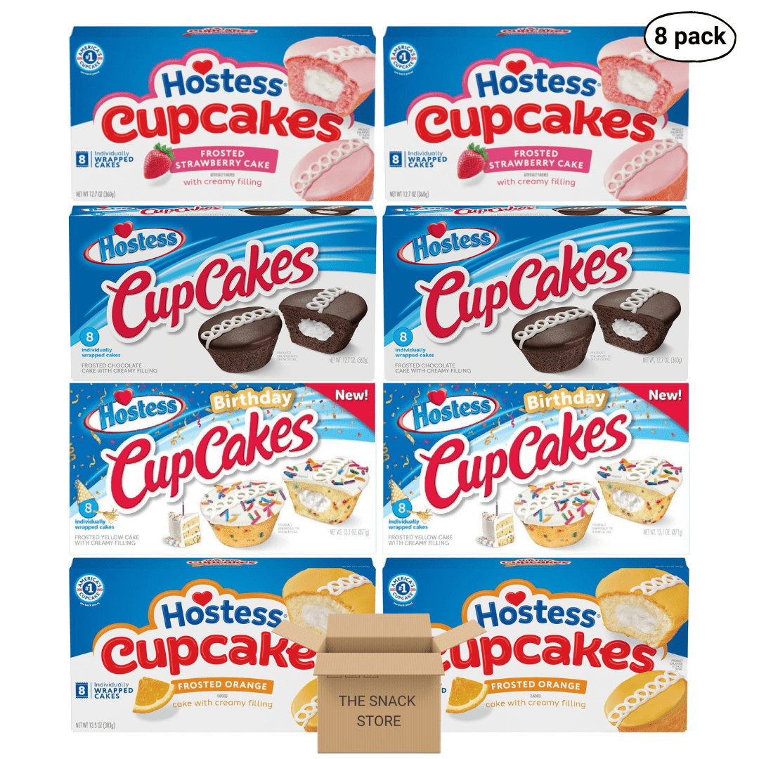 The Snack Store Variety Pack | Hostess CupCakes Frosted Strawberry ...