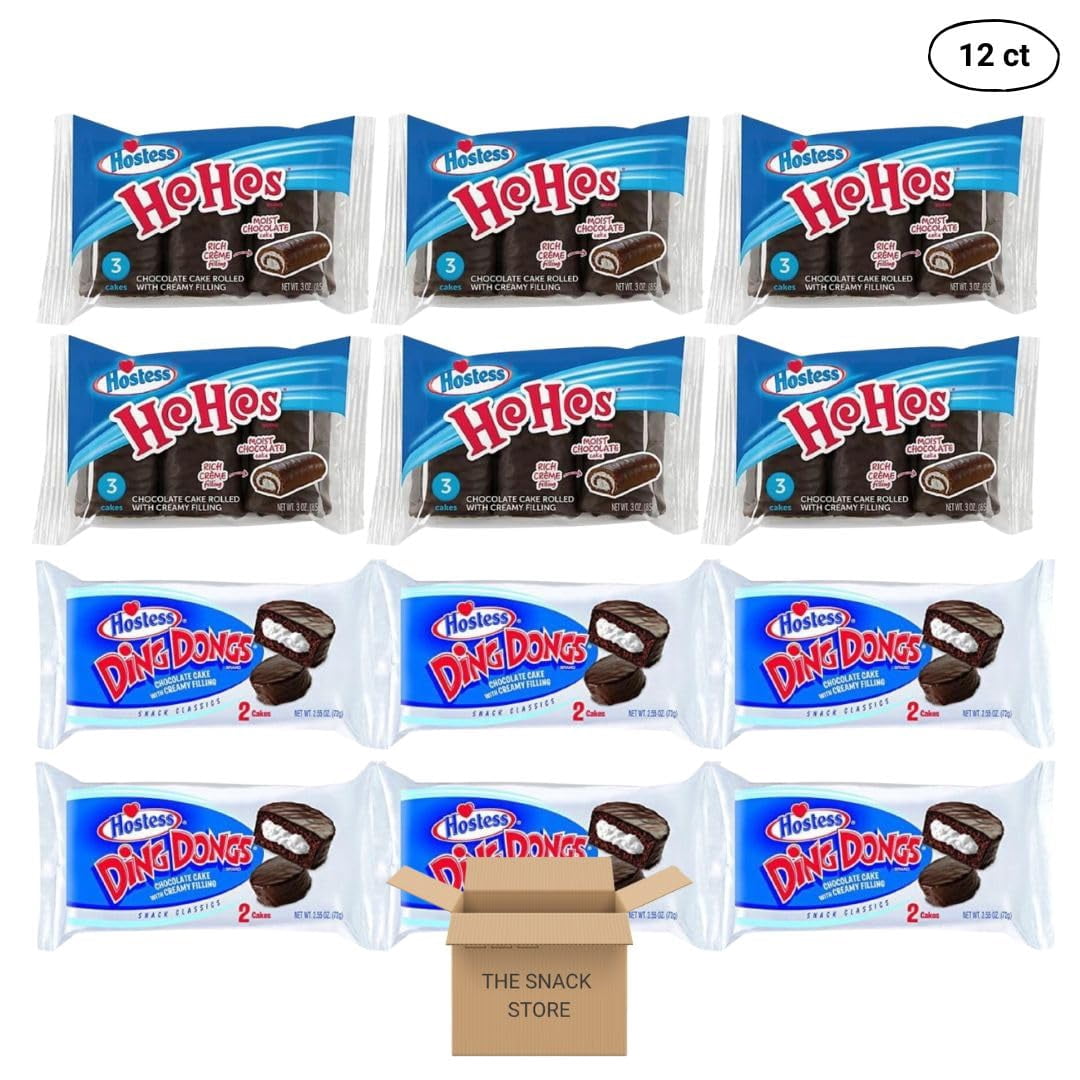 The Snack Store Variety Pack | Hostess HoHos Chocolate 3 Ounce Triple ...