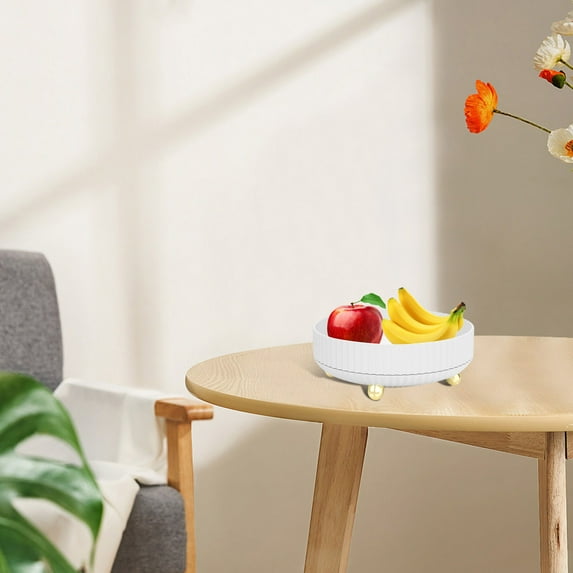 Snack Tray Fruit Tray 5-Segmented for Candy Dried Fruit Storage ...