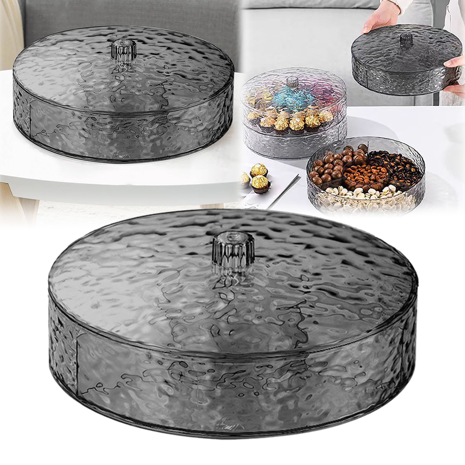 Snack Tray With Lid | Snack Tray Container | Large Capacity Split Type ...