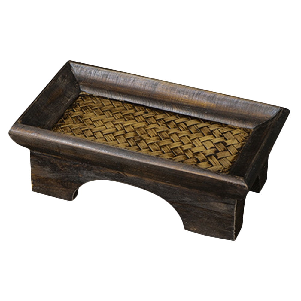 Snack Tray for Coffee Table Food Trays Rectangle Small Tea Dessert ...