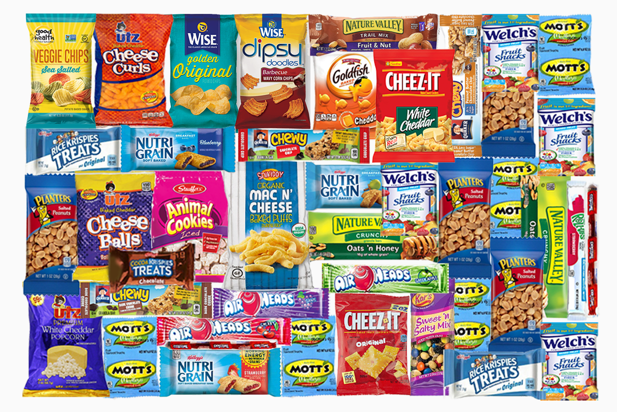 Blue Ribbon Healthy Basket Savory Snack Variety Pack, Nut Sampler, Care ...