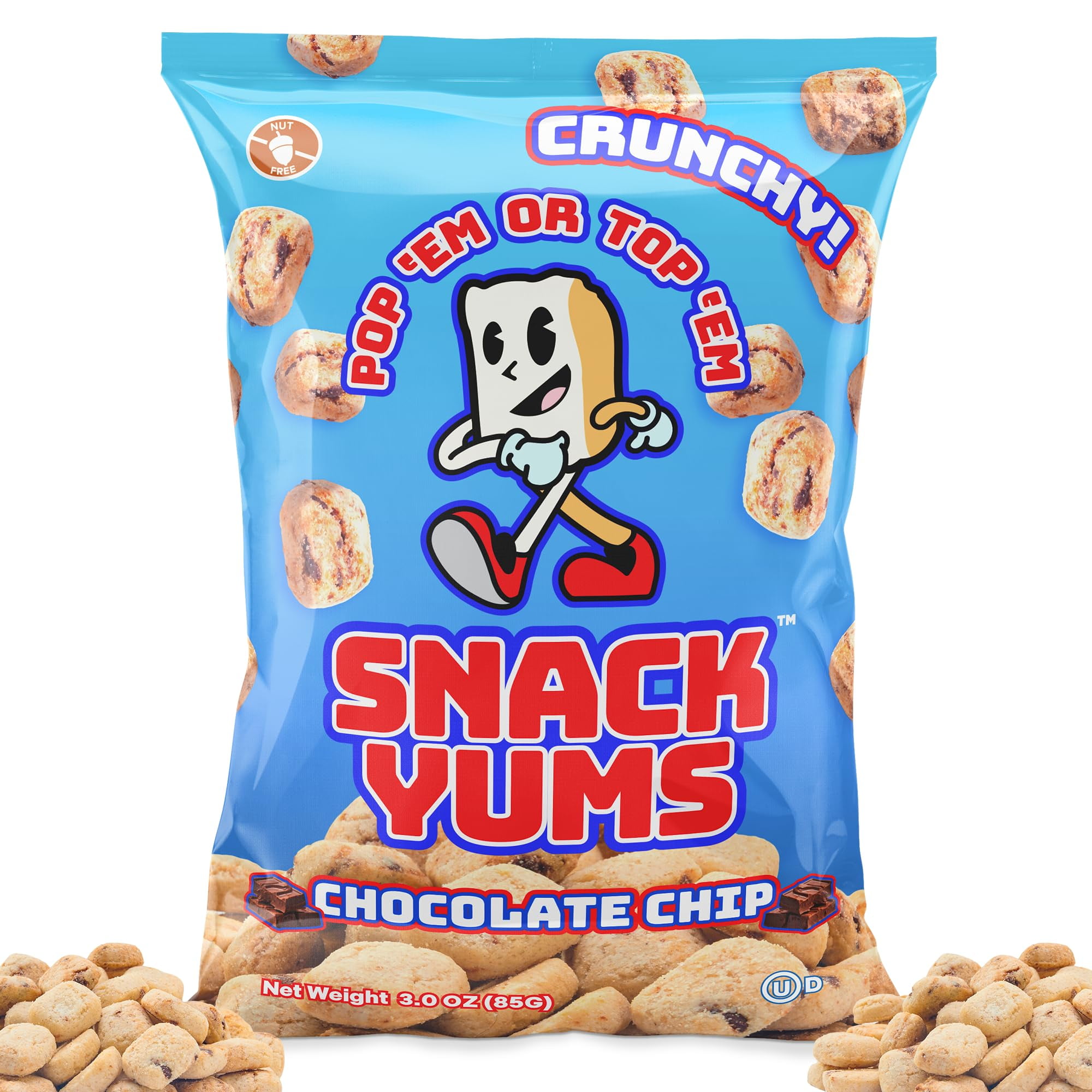 Snack Yums Chocolate Chip YPF5 Bite Size Mini Cookie Bites - Delicious ...