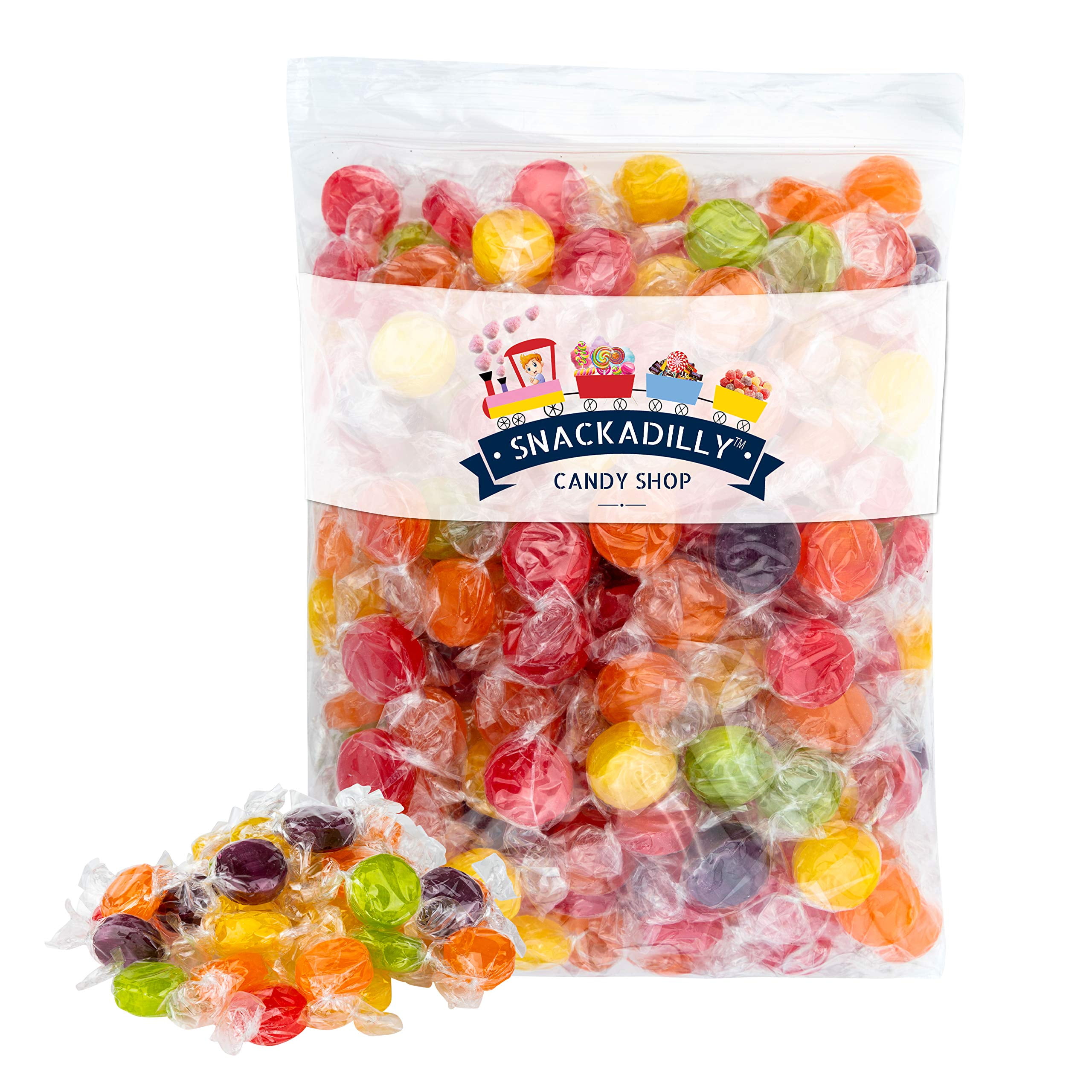 Snackadilly Fruit Flavored Hard Candy - VALUE SIZE 3 Pound Bag ...