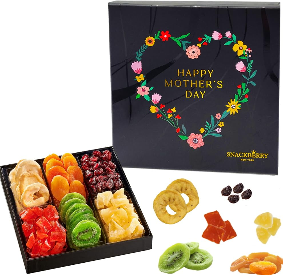 Snackberry Mothers Day Dried Fruit Basket, Gourmet Snack Box, in ...
