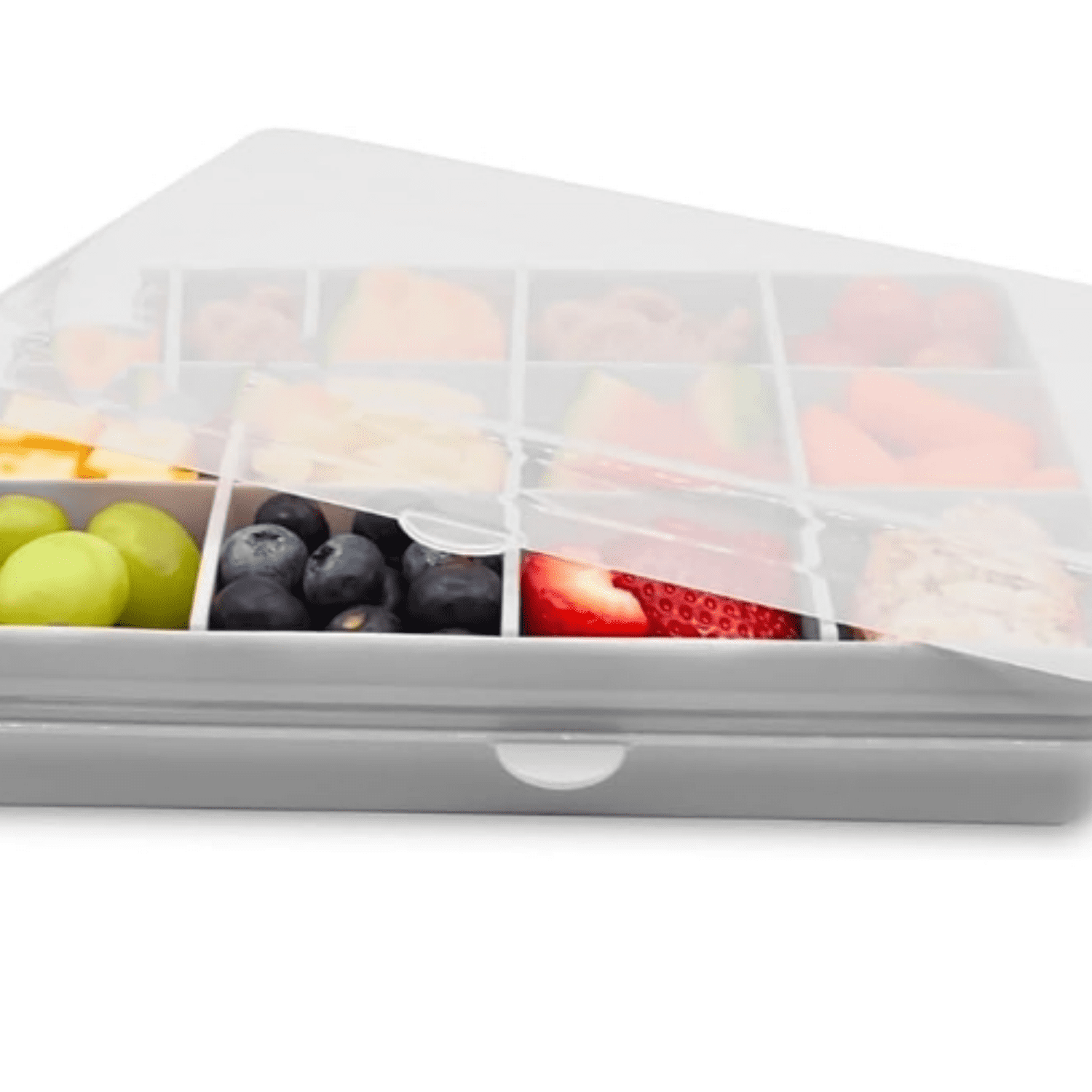 Snackle Box – 12-Compartment Divided Snack Container, Food Storage ...