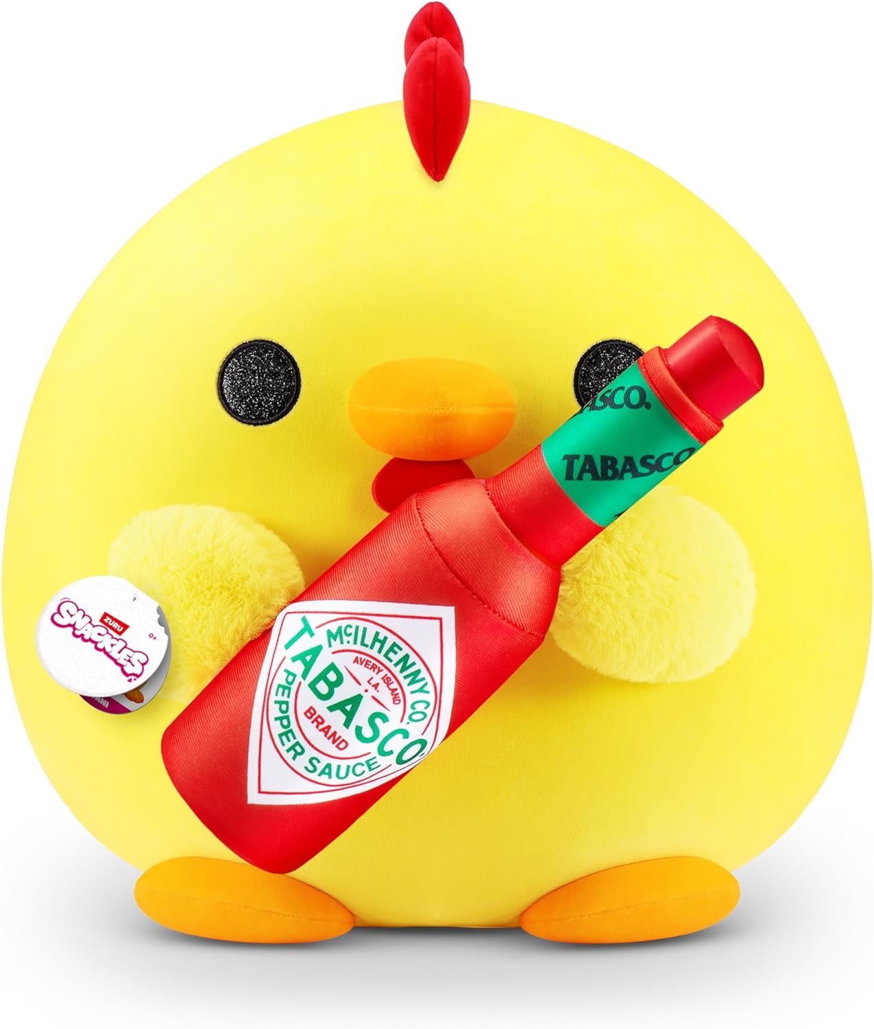 ZURU Snackles Chicken Toy Plush Dani, Super Soft 14-inch Stuffed Animal ...