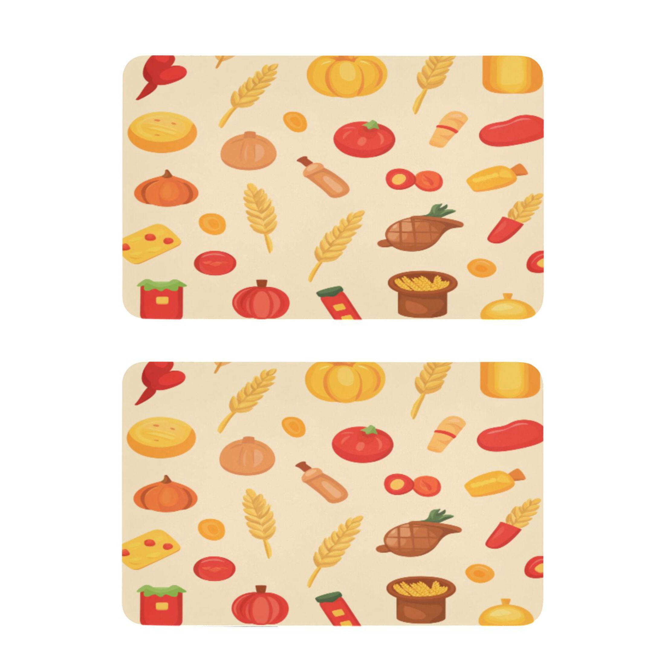 Snacks 2 Pack 4x2.5 Inch Magnetic Stickers Thick and Strong for Fridge ...