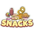 Snacks 24 in. Decal Concession Stand Food Truck Sticker - Walmart.com