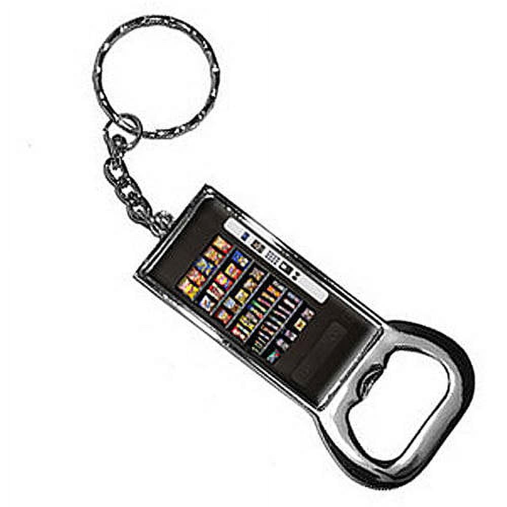 Snacks Chips Candy Vending Machine Keychain Key Chain Ring Bottle ...