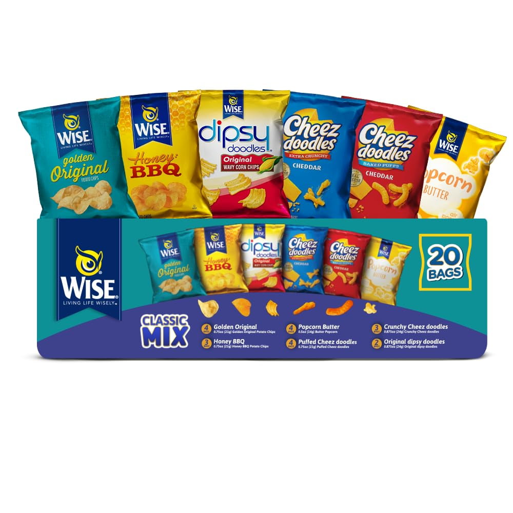 Snacks Clasic Mix Variety Pack (20 Count), Gluten Free, Snack Size ...