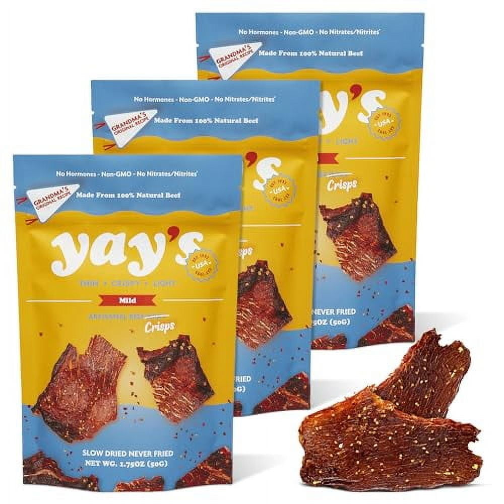 Snacks Sweet and Spicy Beef Crisps | Crispy, Crunchy, High Protein ...