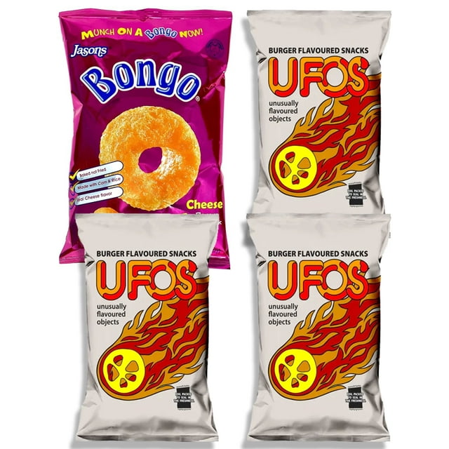 Snacks Variety Pack Bongo, Ufo's (Value Pack Of 4) Pacific Islanders ...