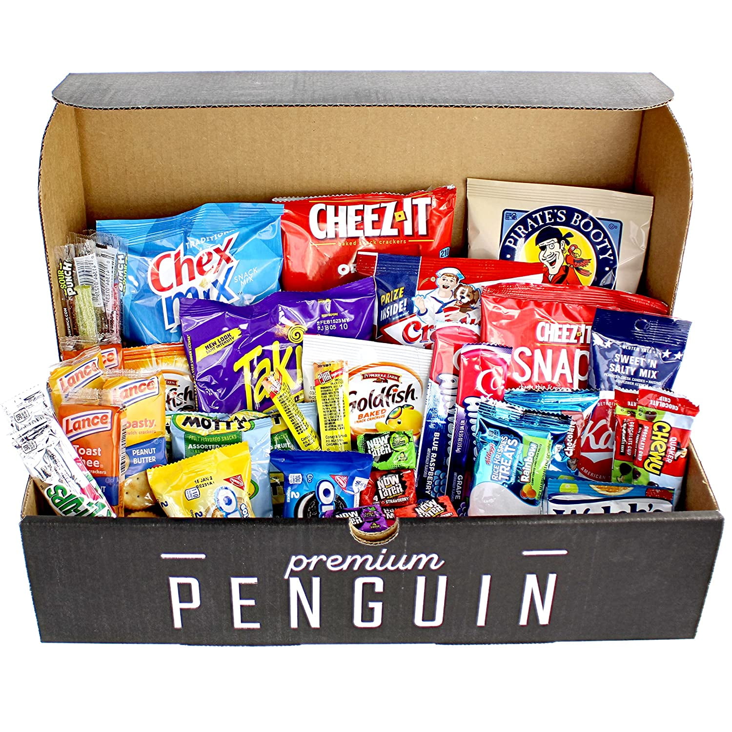 Snacks Variety Pack - Gift Basket Snack Box- Birthday Gifts for Men and ...