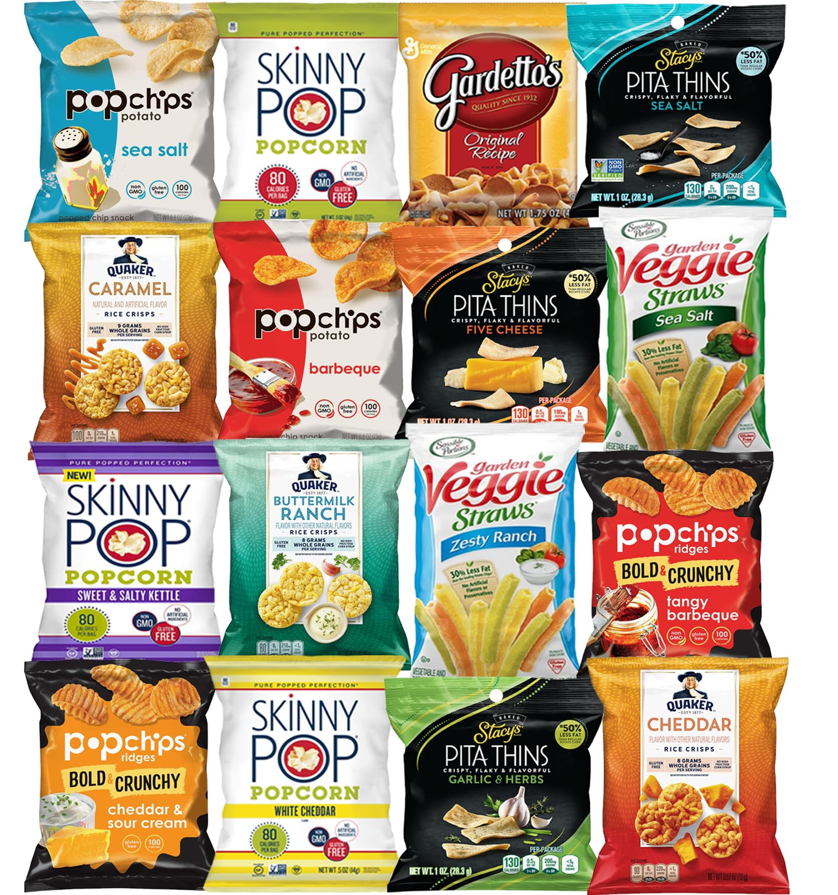 Snacks Variety Pack for CI30 Adults - Healthy Snack Bag Care Package ...