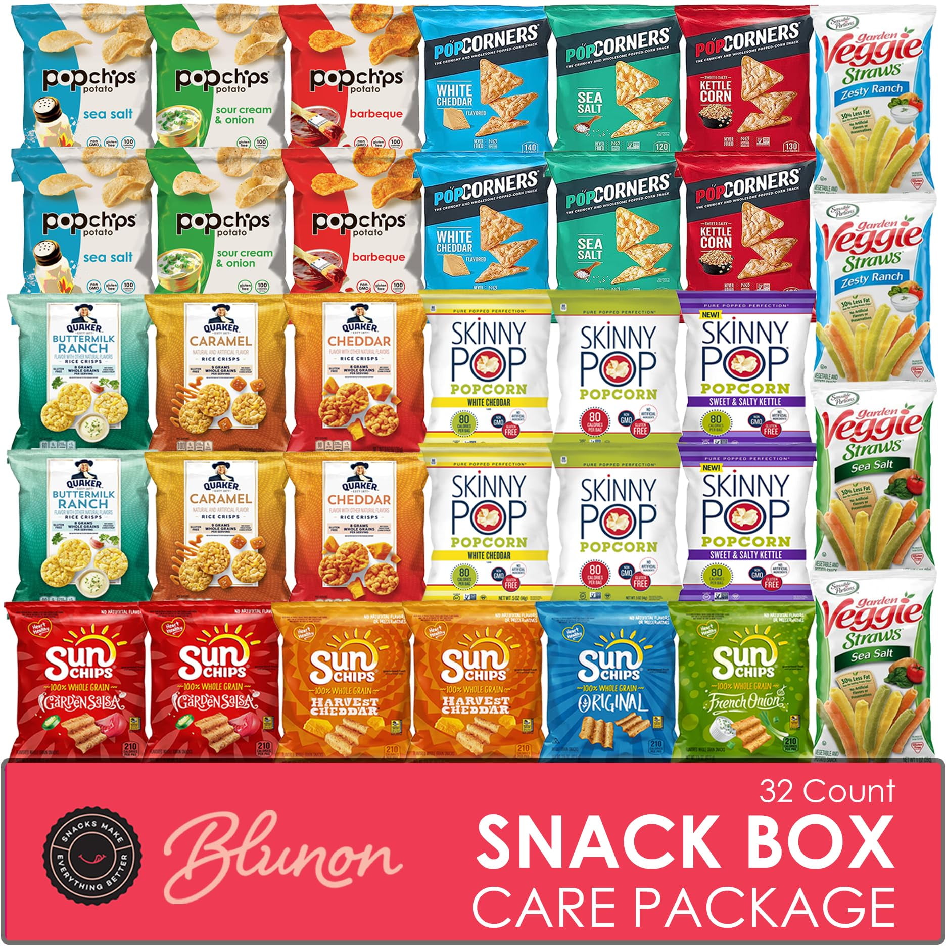 Snacks Variety Pack for XEF1 Adults - Snack Box Care Package Gift Box ...
