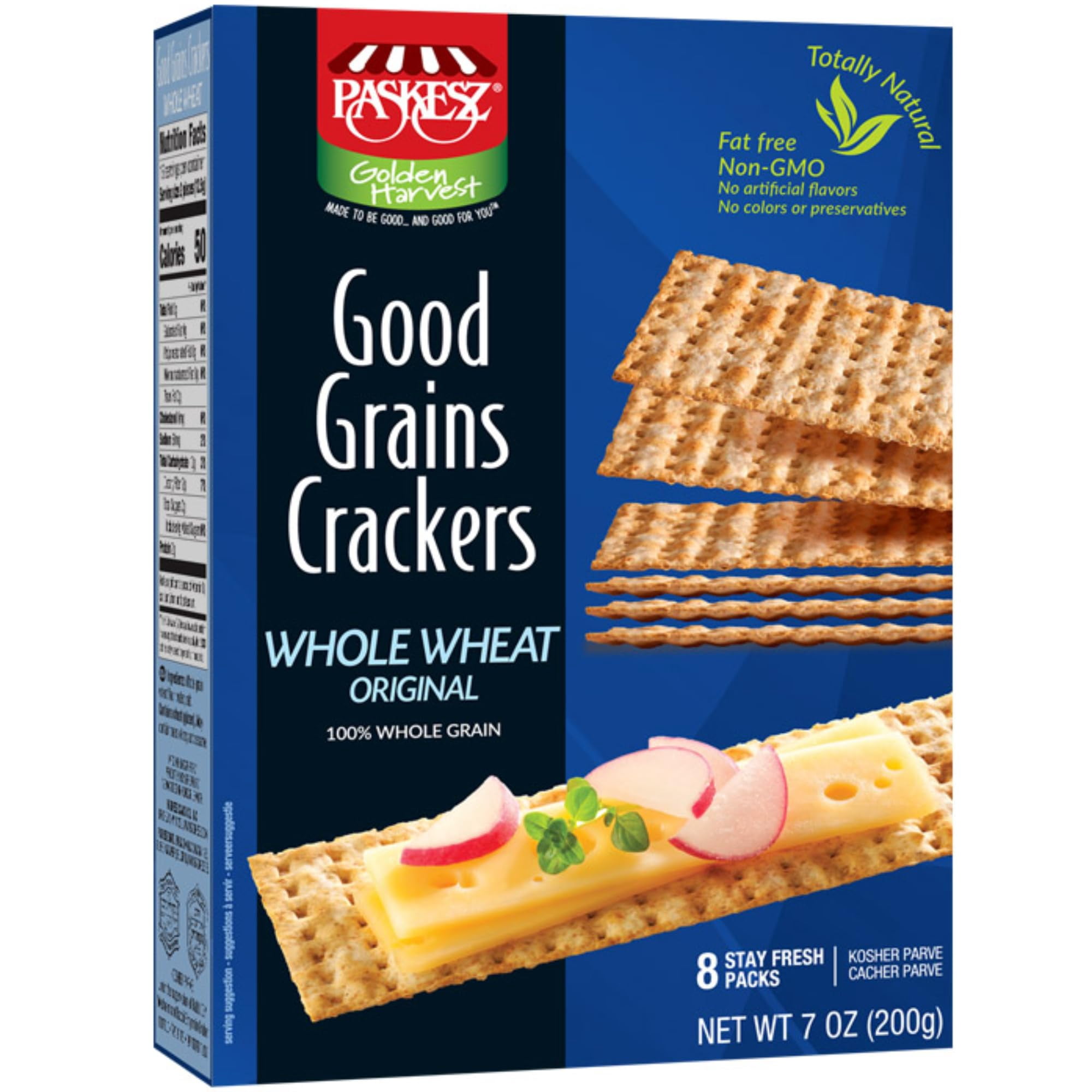 Snacktery Whole Wheat Flatbread AKF18 Crackers - All Natural Fat Free ...
