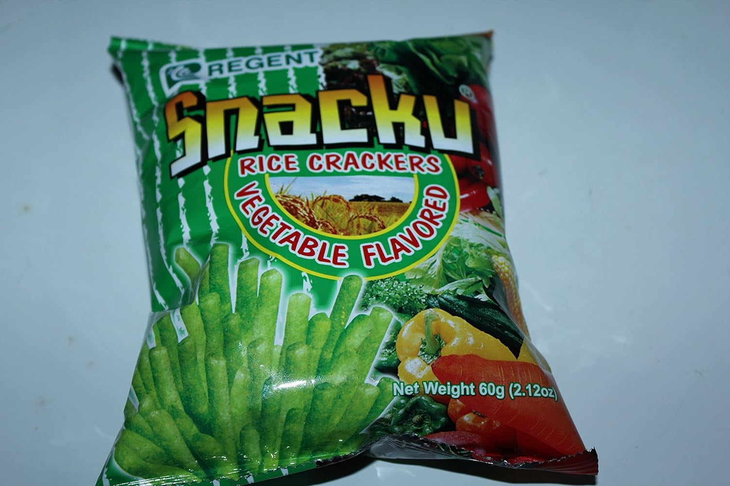 Snacku Rice Crackers Vegetable flavored Pack of Ten 60g A Pack ...