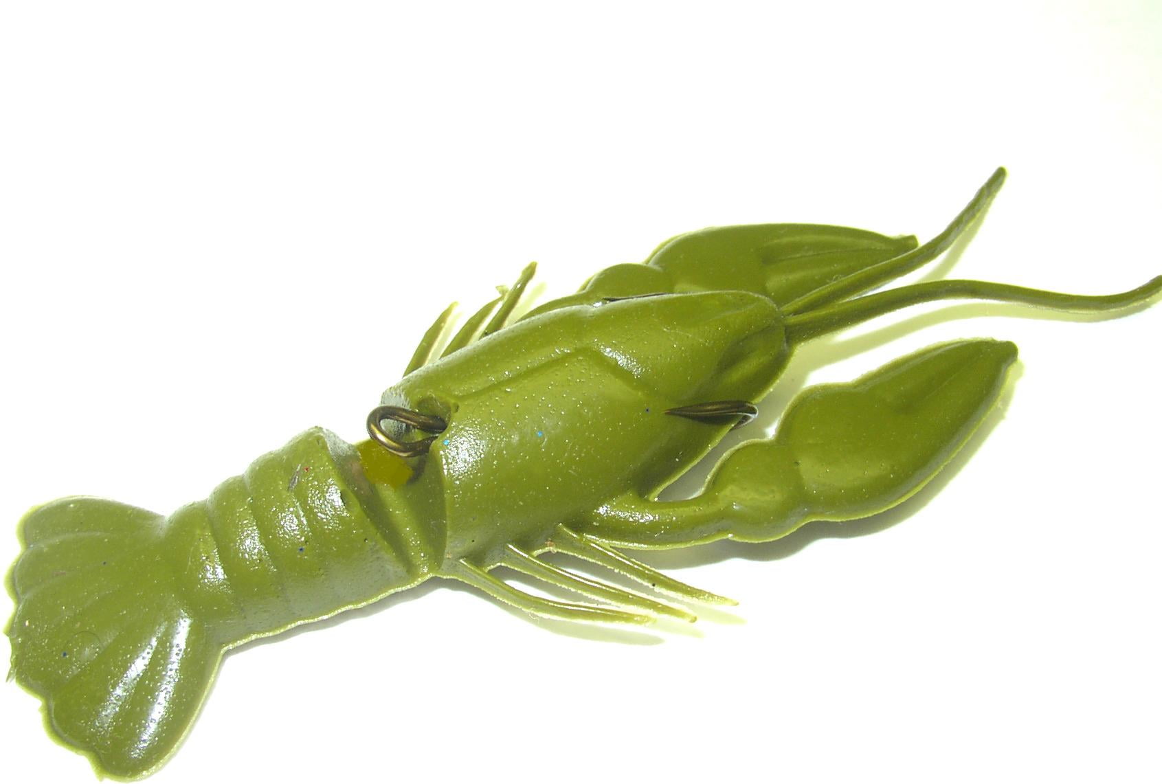Snag Proof 5002 Cast Craw Lure with Scent Wax 3" 1/4 oz Size 1 Double ...