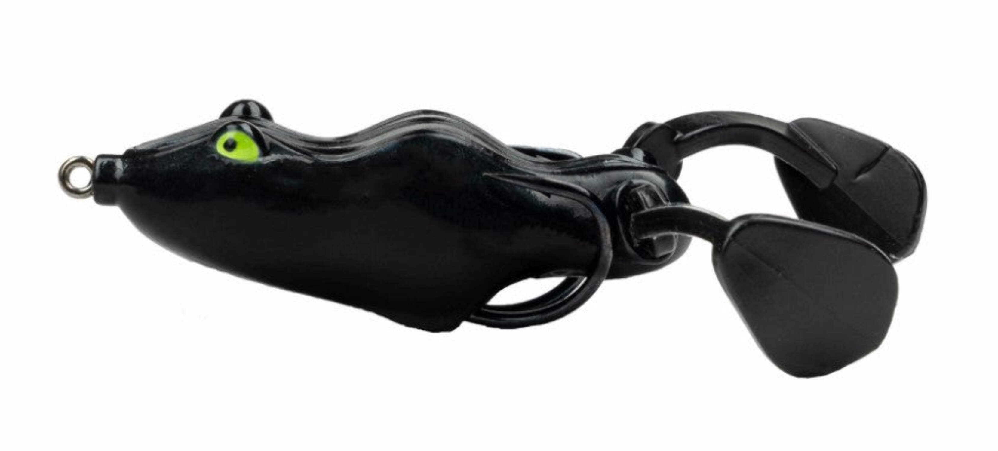 Snag Proof Zoo Kick Topwater Frog - 5/8 oz. (Black) - Walmart.com