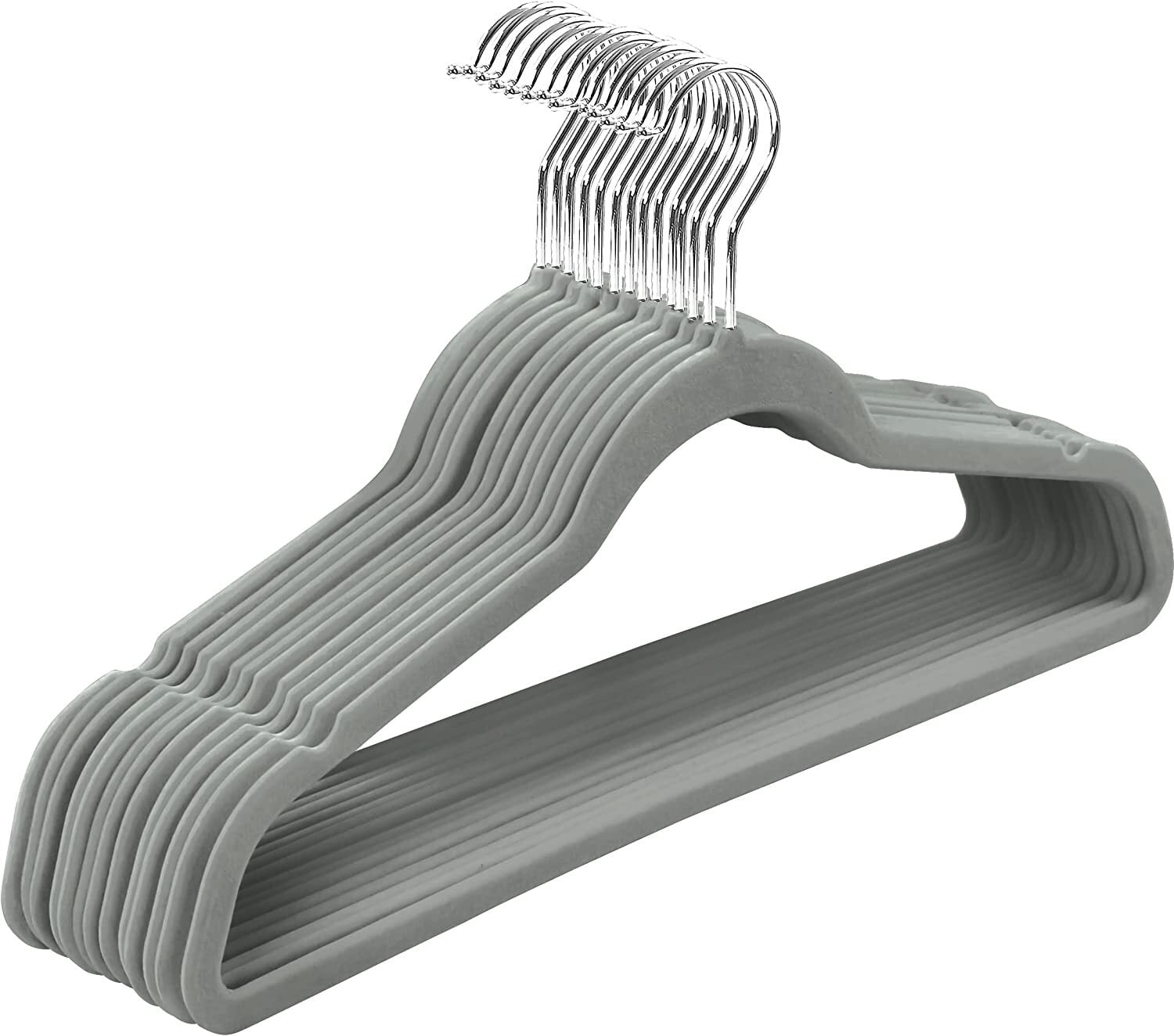 SnagHub Premium Velvet Hangers 50 Pack - Heavy Duty Ultra Thin Suit ...