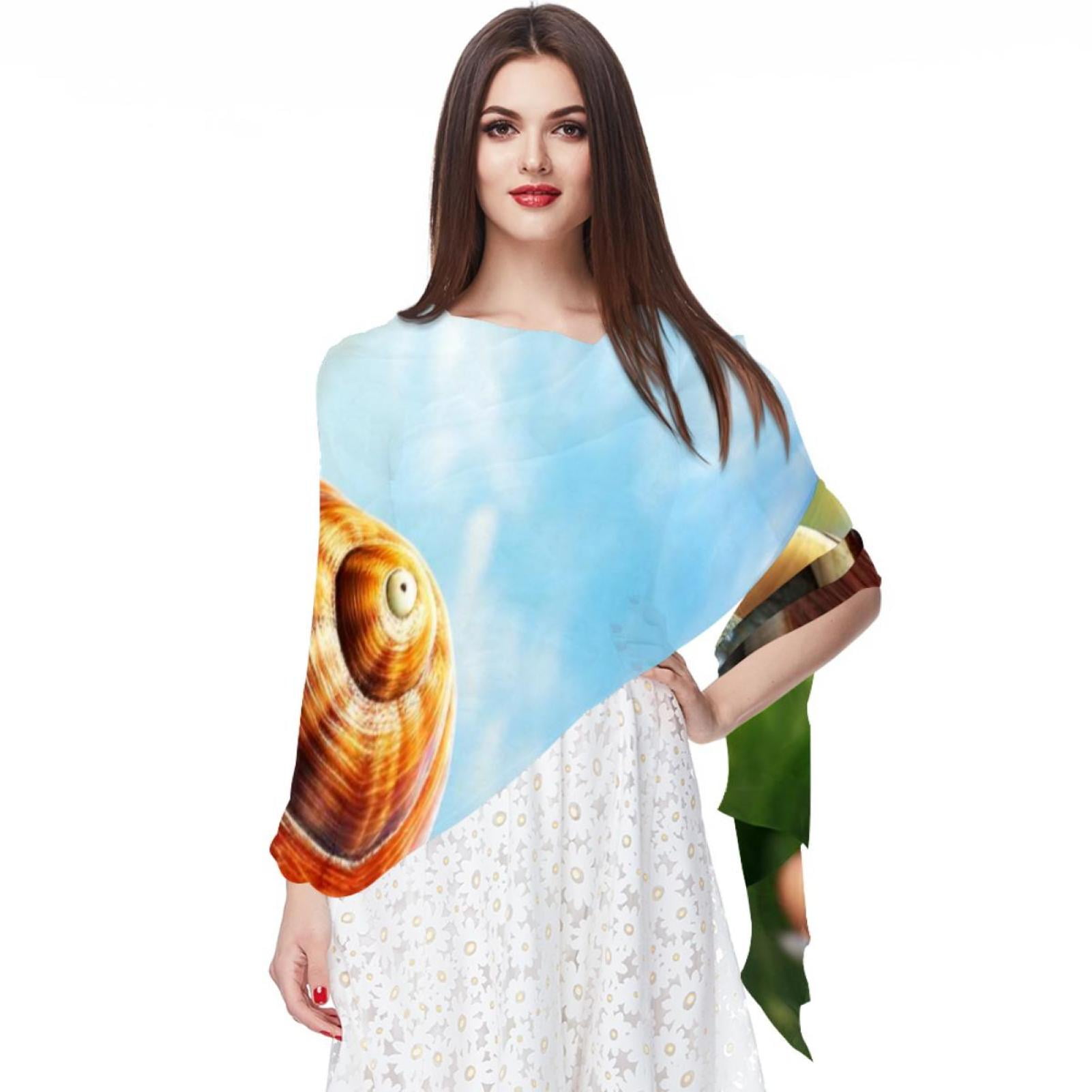 Snail Beautiful Translucent Chiffon Yarn Hair Scarf 180*73 (70.86*28 ...